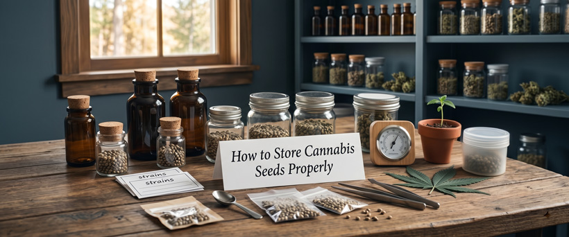 How to Store Cannabis Seeds Properly (And Protect Your Genetics Long-Term)